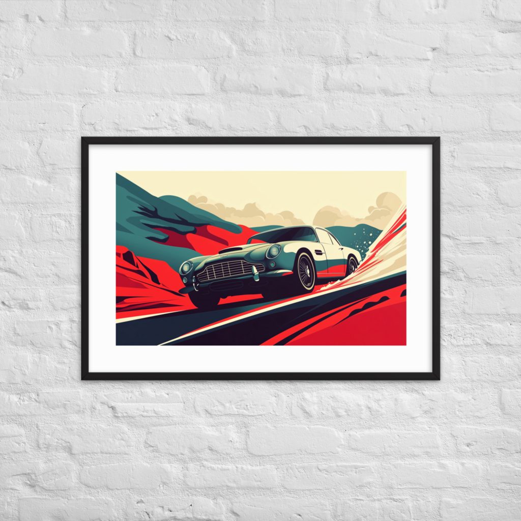 Speedway Classic - Dynamic Racing Vintage Retro Car Wall Art
